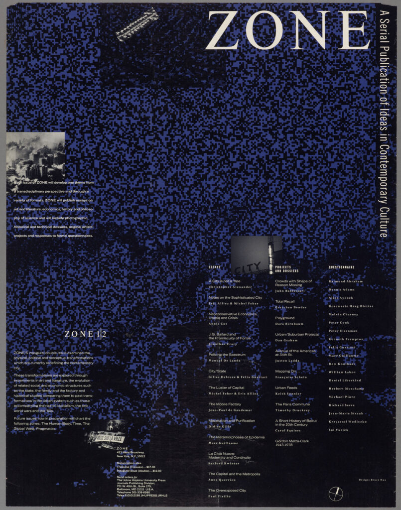 Plumbing the Urban Azimuth (at the End of the Age of the Book ...